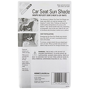 Car Seat Sun Shade Cover - Keep Your Baby's Carseat at a Cooler Temperature - Covers and Blocks Out Heat & Sun - More Comfortable for Baby or Child - Protection from UV Sunlight - Mommy's Helper