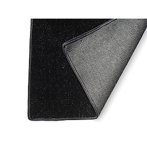 KOECKRITZ 8'x10' Standard Sizes - Black - Economy Turf/Artificial Grass |Light Weight Outdoor Rug - Easy Maintenance - Just Hose Off & Dry! - 8 Colors to Choose from