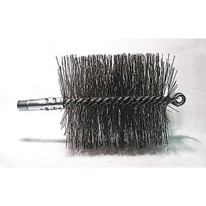 Tough Guy Flue Brush, Dia 4,1/4 MNPT, Length 8-3EDL6