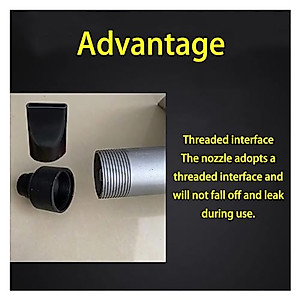 Mortar Grout Gun HOUBYU Portable Cement Caulking Gun Pointing Grouting Caulking with 9 Nozzles (Without Electric Drill)