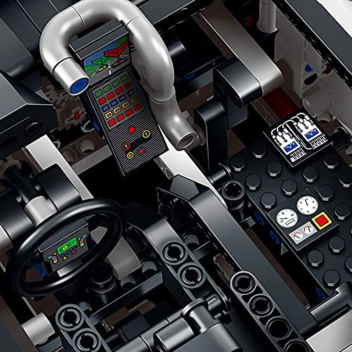 Brick Construction Toy, Technique Building Blocks and Engineering Toy, Adult Collectible Model Cars Kits to Build, 1:12 Scale Racing Car Model 1620 Pieces