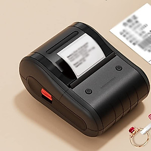 ZSEDP New Label Printer Thermal Label Tape Roll Label Sticker Inkess Label Maker