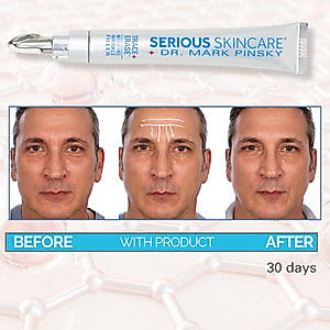 Serious Skincare - Dr. Mark Pinsky - Trace + Erase Needle Free Wrinkle Filler - Fills Visible Deep Lines, Wrinkles and Creases - Helps Restore Skin's Elasticity and Tone - Face and Neck 1 Fl Oz
