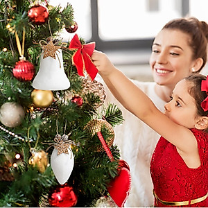 QAZIUY Christmas Ornaments Set Funny Hanging Ornaments Clearance Christmas Decoration Pendant Foam White Snowflake Water Drop Bell Sticky Decoration Christmas Decoration Pendant Hanging