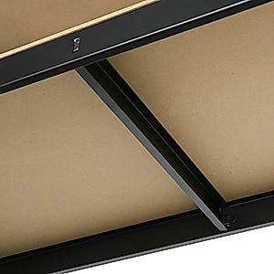 Metal Storage Shelve 5-Tier Large Storage Shelves Heavy Duty Metal Frame Rack Shelving for Garage, Kitchen, Living Room, Bathroom, 28L x 12W x 59H Inch, Black