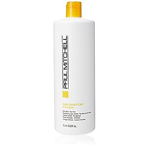 Paul Mitchell Baby Donâ€™t Cry Shampoo, Kids Wash, Tear Free, For All Hair Types , 33.8 Fl Oz (Pack of 1)