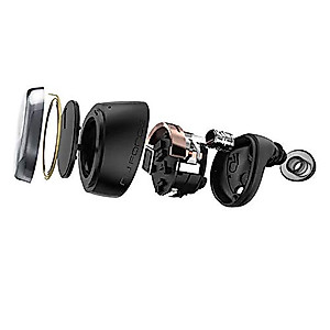 NuForce BE FREE6 Truly Wireless Bluetooth Earbuds - for Audio Enthusiasts - Up to 24h Battery - Bluetooth 5.0 - Sweat Proof - Dual Audio Mode - Extra Bass