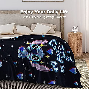 Anime Blankets Ultra-Soft Throw Blanket for Couch, Plush Cozy Blankets for Sofa Bed Lightweight Blankets 40"x50"