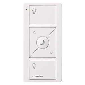 Lutron Pico Smart Remote Control with Nightlight for Caséta Wireless Dimmer | PJN-3BRL-GWH-L01 | White