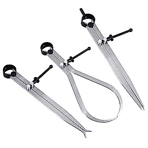 Big Horn 19053C 3 Pieces 8-Inch Spring Caliper / Divider Set