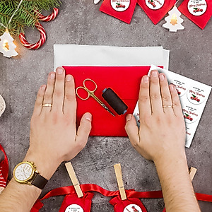 Mobiusea Creation Merry Christmas Stickers | Envelope Seals | 1.4 inch | Red Truck Labels | Waterproof | 90-Pack for Christmas Gifts, Holiday Stickers for Envelopes, Holiday Cards