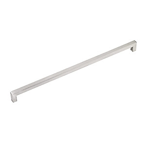 Richelieu Hardware BP604480170 Wingate Collection 18 7/8-inch (480 mm) Center-to-Center Stainless Steel Modern Cabinet and Drawer Pull Handle for Kitchen, Bathroom, and Furniture