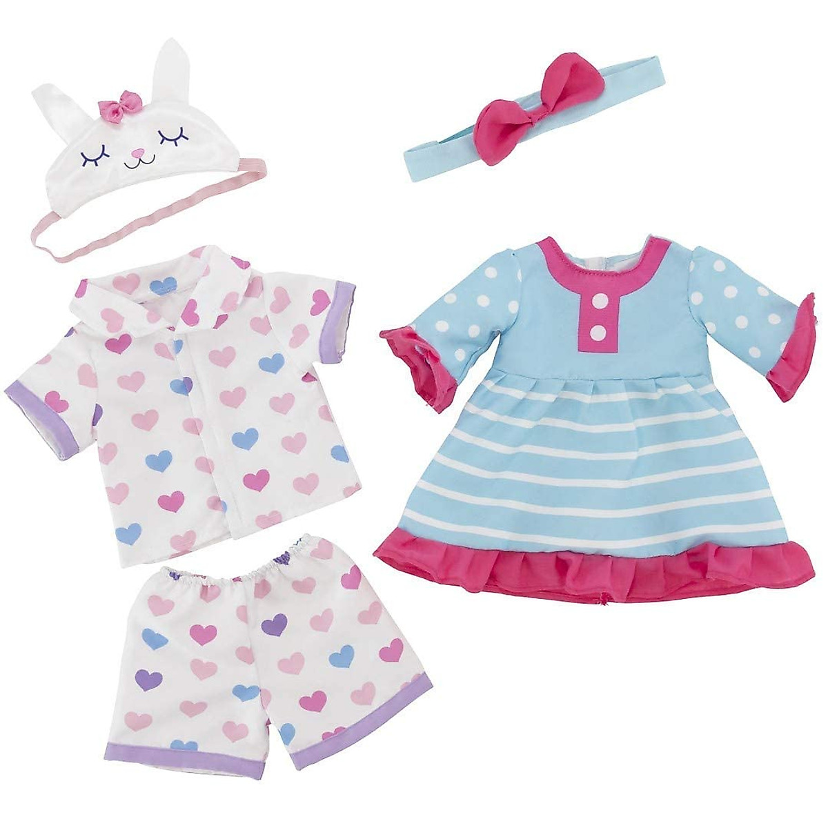 Plushible Soft Baby Doll, 18 Inch Sloth - Plush Rag Doll with 2 Clothing Sets, My First Plush Toy for Girls, Boys & Infants, Soft Baby Stuffed Toy, Adorable Companion for 1 Year Old & Up