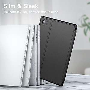 JETech Case for Samsung Galaxy Tab A8 10.5-Inch 2022 (SM-X200/X205/X207), Slim Folio Stand Protective Tablet Cover, Multi-Angle Viewing, Auto Wake/Sleep (Black)