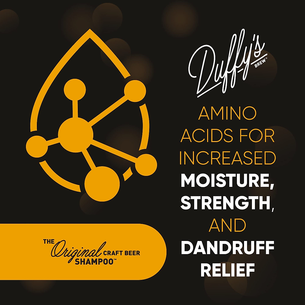 Duffy's Brew Beer Shampoo, 12 Ounce Hair Care Made with Premium IPA Craft Beer, Hair Shampoo that Nourishes, Thickens, and is Color Safe