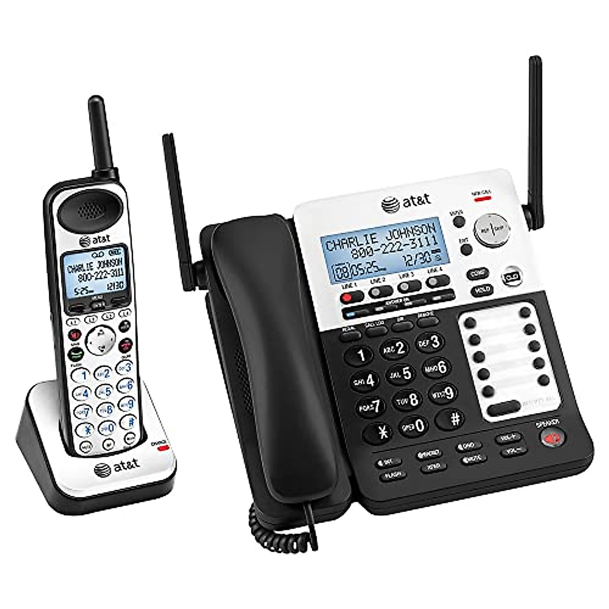 AT&T 3 Handset Corded/Cordless Phone Bundle (4 Line)