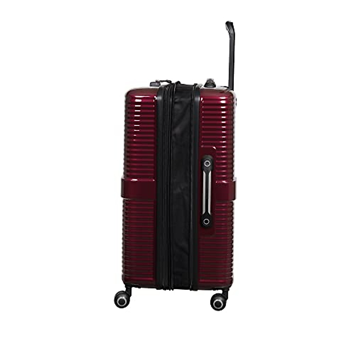 it luggage Helixian 27" Hardside Checked 8 Wheel Expandable Spinner, Wine Red