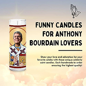 Anthony B Celebrity Prayer Candle - Funny Saint Candle - 8 inch Glass Prayer Votive - 100% Handmade in USA - Novelty Celebrity Gift