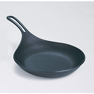 Iwachu 24601 Omelet 24, Black Baking, Inner Diameter: 9.3 inches (23.5 cm), Induction Compatible, Frying Pan, Nanbu Ironware