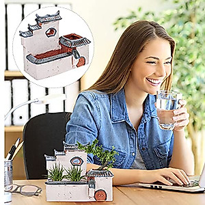 YARNOW Flowerpot Ceramic Pots Planters for Indoor Plants Plant Pot Planter Cute Flower Pots Ceramic House Planter Pots for Indoor Plants Bonsai Succulent Pot Ceramics Household