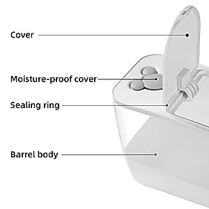 funest Large Food Storage,15LB Cartoon Dog/Cat/Pets Food Storage Container, Kitchen Food Storage to Store,Rice,Flour, Cereal and Dry Food, Food Storage Bins with Lids and Scooper(NO BPA)