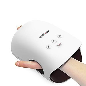 CINCOM Hand Massager - Cordless Hand Massager with Heat and Compression for Arthritis and Carpal Tunnel - Gifts for Women(A-WH)
