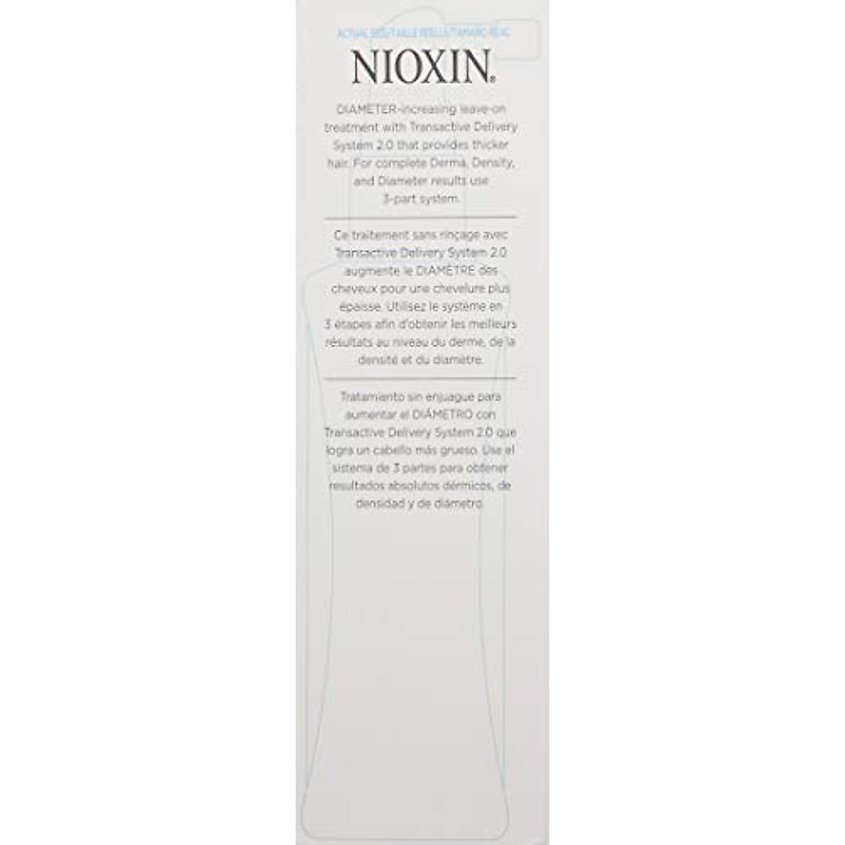 Nioxin System 1 Scalp & Hair Treatment, Natural Hair with Light Thinning, 3.4 oz