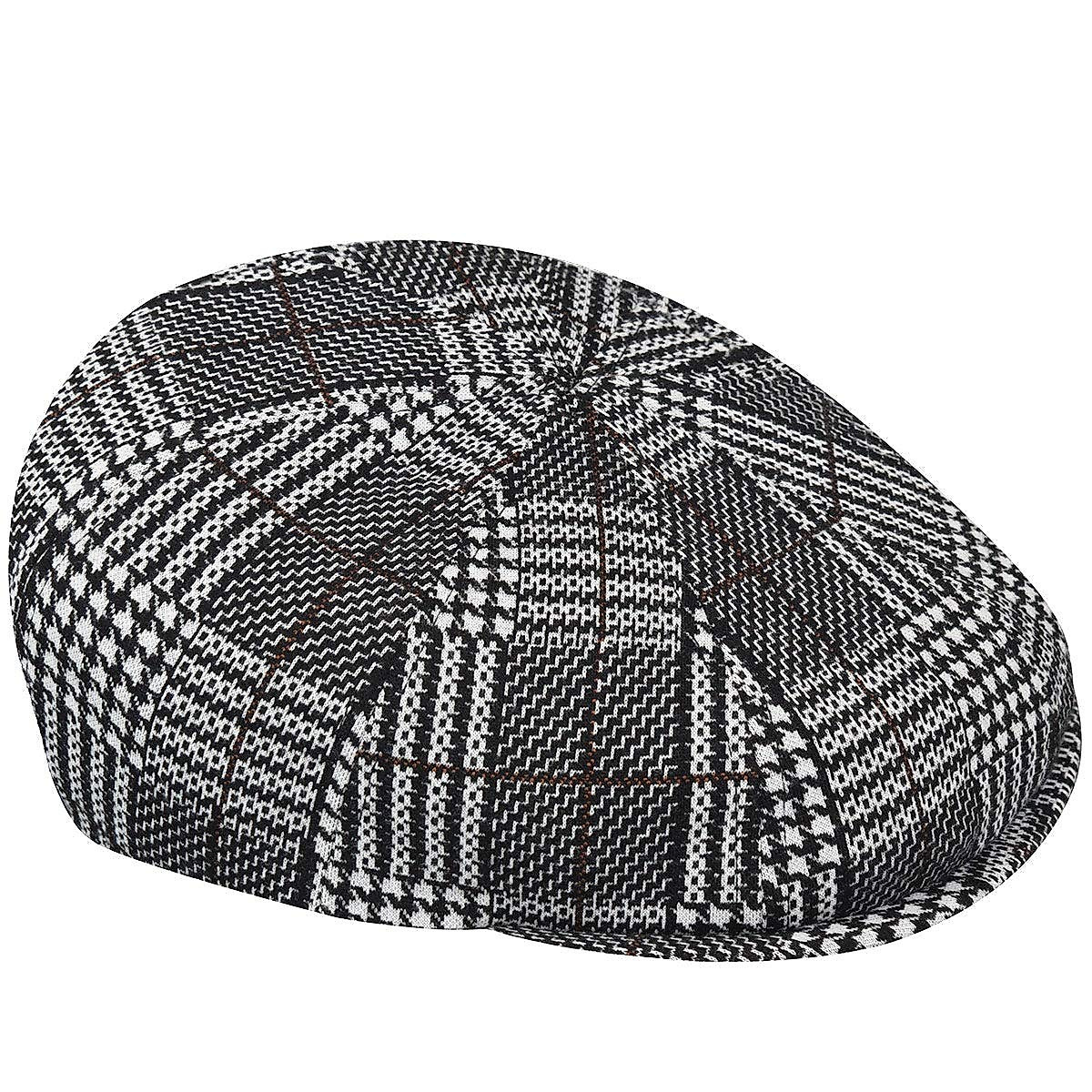Kangol Pattern Flexfit Cap - Black Plaid/S/M Black Plaid, Small-Medium