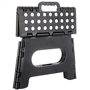 Simplized Small Folding Step Stool - Step stools for Kids and Adults - 9" Hand Chair, One-Hand Operation Stool