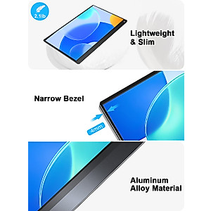 UPERFECT Battery Portable Monitor 120Hz Touchscreen, Upgraded 15.6 Inch IPS HDR 1920X1080 FHD USB C Monitor Built-in 10800mAh Battery & Quad Speaker, Eye Care with HDMI USB Type-C Smart Case