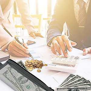 YUXIANLB 3 Pieces Clear Pencil Pouch, Nylon Mesh Pencil Case Makeup Bags Mesh Zipper Pouch Bags, Small Pencil Pouch for Girls, Boys and Adult, Mini Travel Makeup Bag Organizer Stationery Bag