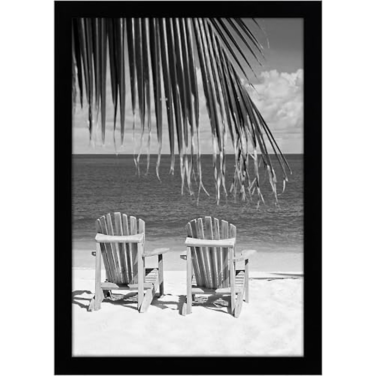Americanflat 13x19 Picture Frame with Shatter-Resistant Glass - Gallery Style Frame with Engineered Wood - Signature Collection - Photo Frame for Wall Display - Black