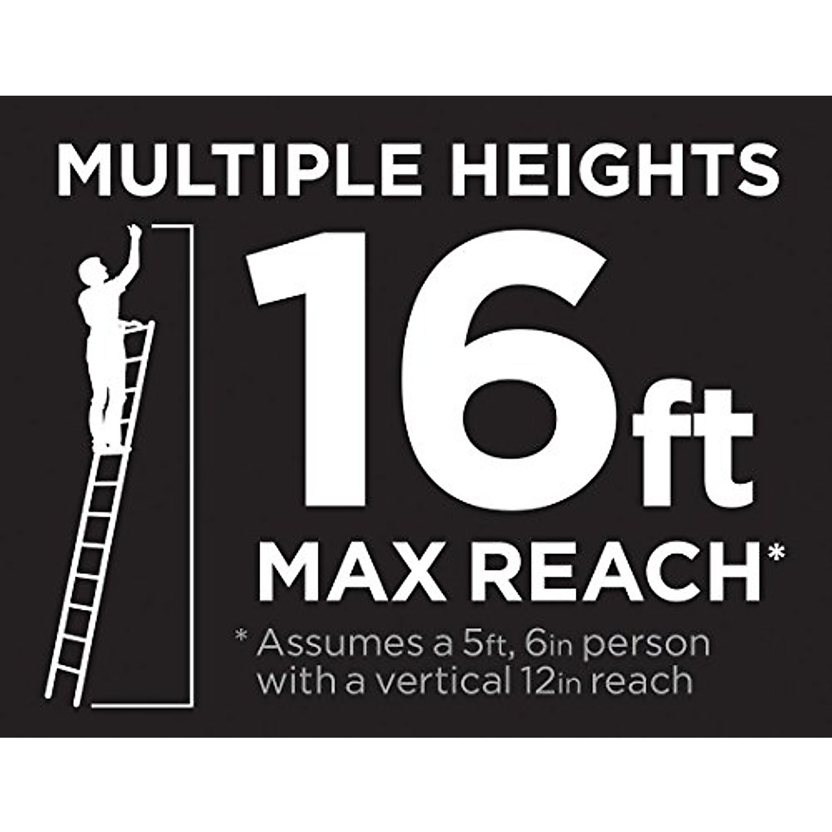 COSCO SmartClose Telescoping Aluminum Ladder with top Cap (300-lb Capacity, 12.5 ft. Ladder with 16 Ft. Max Reach)
