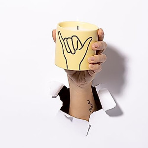 Paddywax Impressions Artisan Hand-Poured Scented Candle, 5.75-Ounce, Hang Loose (Ocean Rose & Bay)