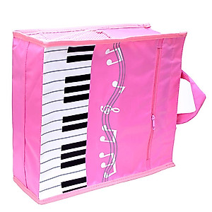 Piano Keys Handbag Reusable Grocery Bag Shoulder Shopping Bag Tote Bag for Music Teacher Girls Gift Bag