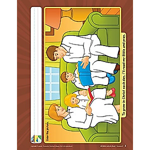 K5 Bible Activity Book - Abeka 5 Year Old Kindergarten Bible Coloring and Activity Book