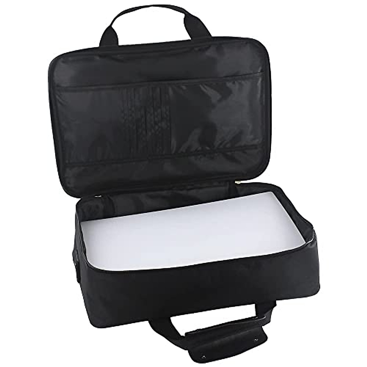 PS5 Travel Carrying Case Game Console Accessories Storage Bag with Strap Waterproof Protective Shell for PS5 (Blue)