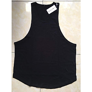 Muscle Killer 3-Pack Men's Muscle Gym Workout Stringer Tank Tops Bodybuilding Fitness T-Shirts (Small, Black+Gray+White)