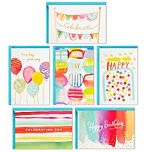 Hallmark Birthday Cards Assortment, 36 Cards with Envelopes (Celebrate)