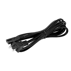 AC Power Cord for Xbox Series S, Xbox Series X, Xbox One S, Xbox One X, PS5/PS4/PS4 Slim/PS3 Slim/PS3 Super Slim Power Cable Replacement