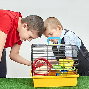 POPETPOP 10pcs Cage Handle Replacement Tray for Dog Crate Chinchilla Cage Bird Cage Accessories Bird Accessories for Cages Animal Crate Cage Lifting Handle Travel Heavy Plastic