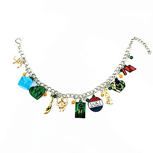 MenglisiEyiryriE Lok Superhero vengers Charm Bracelet Gifts for Girl Woman