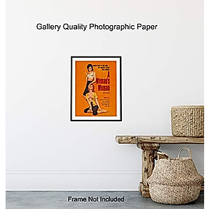 Vintage Lesbian Romance Fiction Book Wall Art - LGBTQ Accessories Poster Print - Lesbian Gifts for Girlfriend, Women, Queer, Gay, Bi - Home Decor, Room Decoration for Living Room, Bedroom, Office