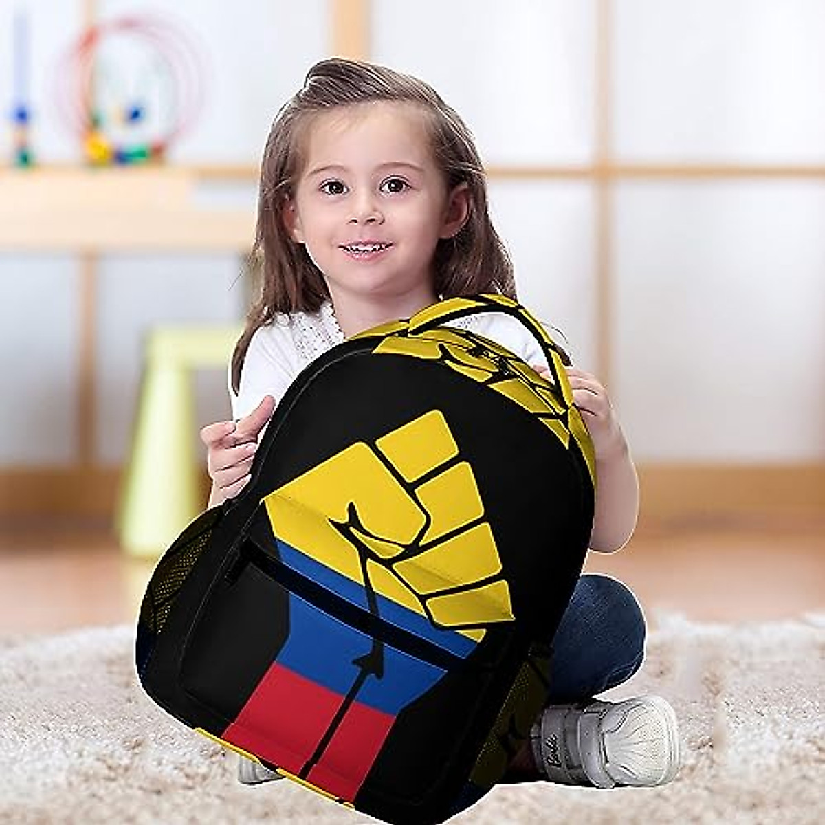 FunnyStar Colombia Flag Resist Laptop Backpack Cute Daypack for Camping Shopping Traveling