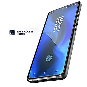 Encased Galaxy S20 Belt Clip Case (2020 DuraClip) Slim Cover with Holster (Samsung S20 6.2) Black