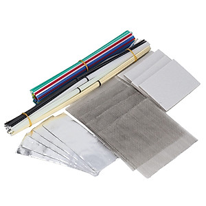 Plastic Welding Rods,106PCS Plastic Welding Rod 12 Colors ABS PP PU PE PA PC TPO Welder Rod for Car Bumper Kayak Repair Kit with Reinforcing Stainless Steel Mesh Plastic Welding Supplies, Plasti