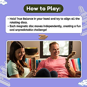 TrueBalance Coordination Game | Handheld Balance Toy for Adults and Kids | Improves Fine Motor Skills (Original)