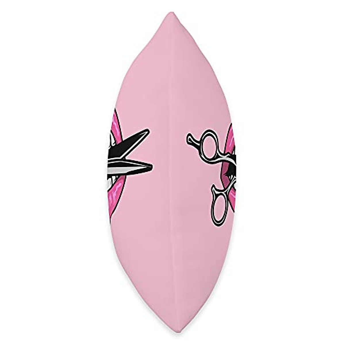 Hair Stylist Hairdresser Barber Salon Tool Bags Sassy Lips Biting Scissors Hairdresser/Barber Gift Throw Pillow, 16x16, Multicolor