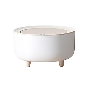 Generic 2L Trash Desktop Bin Home/Office Rubbish with Button Can Dust Bin Lid Lock