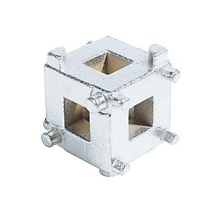 RACOONA Brake Caliper Compression Tool,Car Rear Disc Brake Piston Tool,Car Accessories Caliper Piston Compressor Tool,3/8" Disc Brake Piston Caliper Wind Back Cube Tool,Fits Rear Disc Brakes on Cars